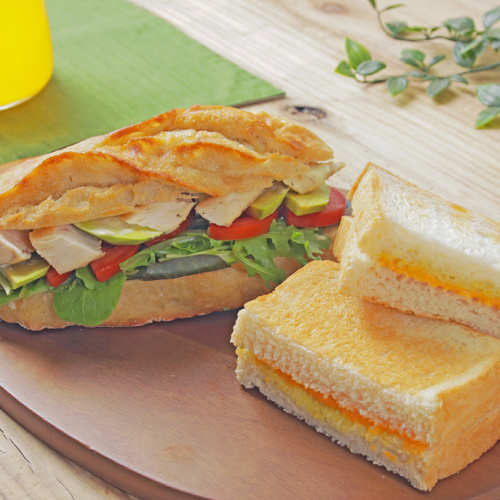 Wasabi flavored sandwiches (chicken & cheese) – New Hatchin Japanese ...